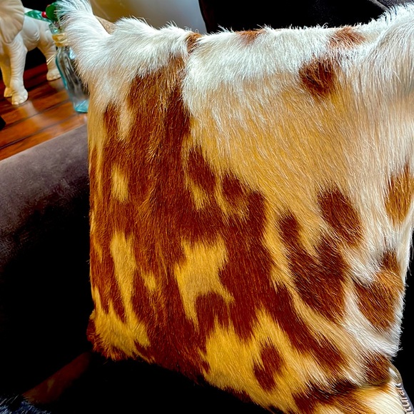 Natural | Accents | Natural Cow Hide Pillows Set Of 2 | Poshmark